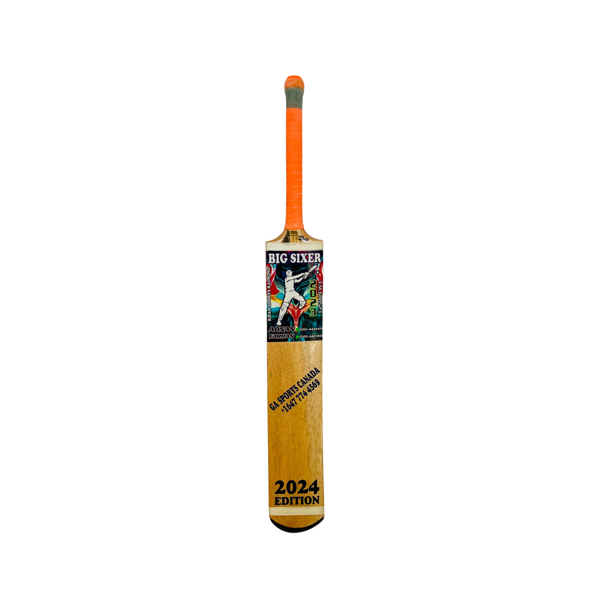 Big Sixer Player edition Srilankan Tape Ball Bat 2024 – GA Sports